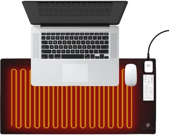 Equivera Verwarmde Muismat - Verwarmde Bureau Onderlegger - Bureau ...