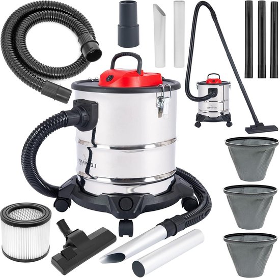 Industriële stofzuiger 2000 W aszuiger voor open haard met dubbel ...