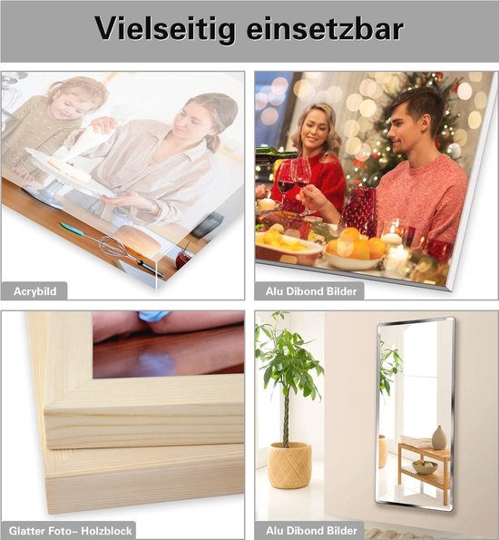 Zelfklevende Fotohanger Set voor Zware Foto's – 8 Stuks met Mini ...