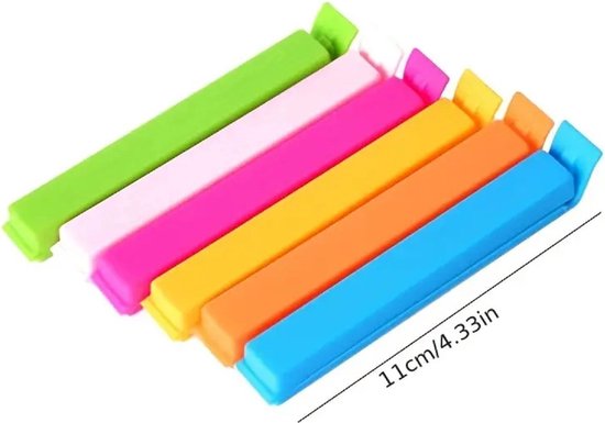 New Age Devi - 10x Vershoud-knijpers van 11 cm in diverse kleuren ...