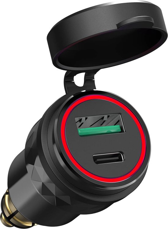 12V USB-C Adapter Lader Hella/DIN – Geschikt voor Motoren van BMW ...