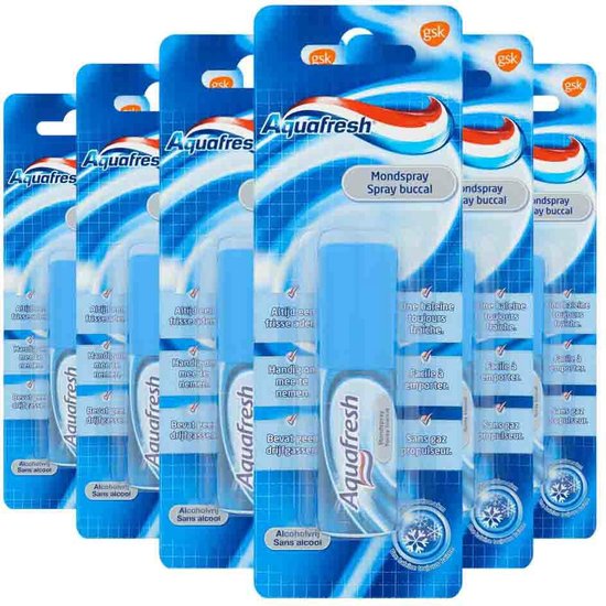 6x Aquafresh Mondspray 15 ml | bol