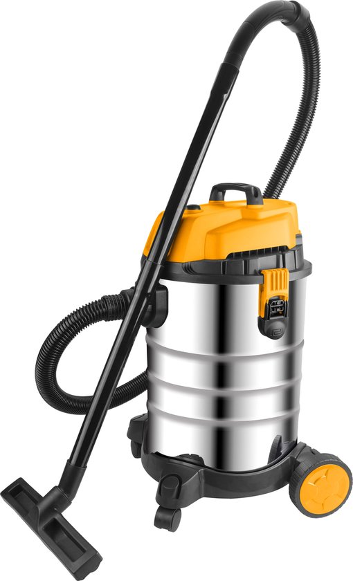 Tolsen Stofzuiger - Nat- en droofstofzuiger - 230V - 1200W ...