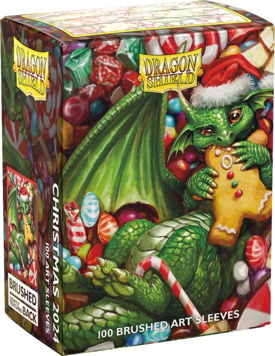 Dragonshield Box 100 Brushed Art Sleeves Christmas 2024 | bol
