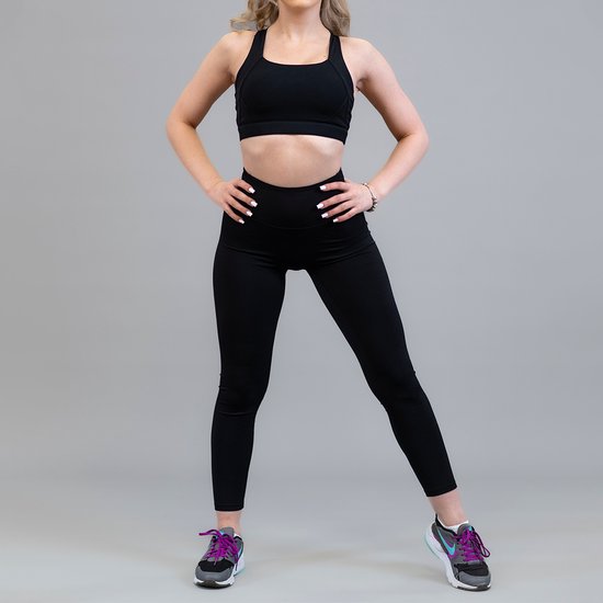 Gymcherries Julia Leggings Zwart Midnight - S | bol