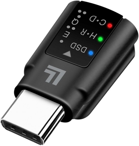Logilink USB-C DAC audioadapter - Equalizer - 3,5 mm jack - Zwart | bol