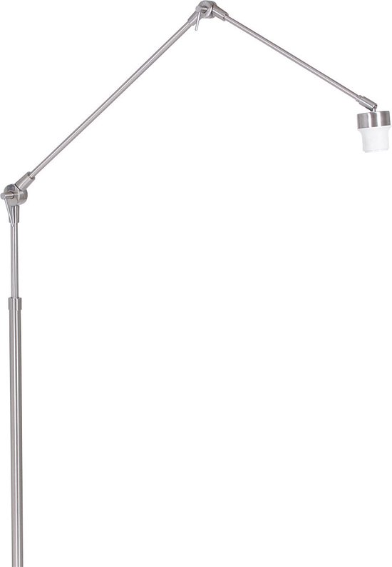 Vloerlamp Prestige chic | 1-lichts | staal geborsteld | E27 fitting ...