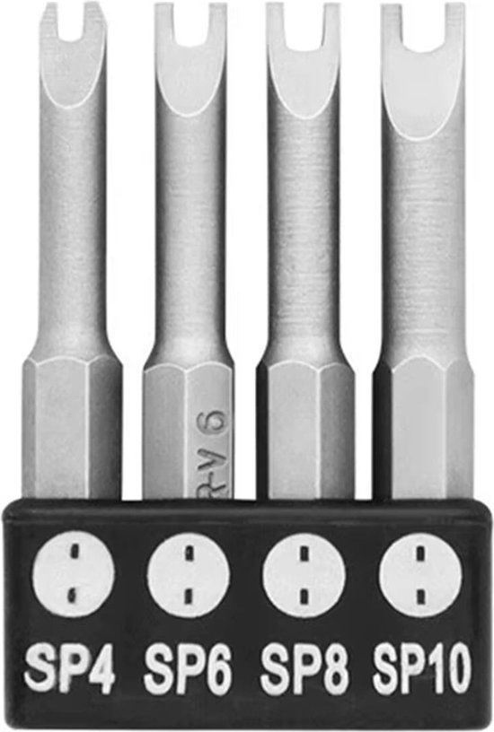Schroevendraaier Bit Set - U type - 4-delig | bol