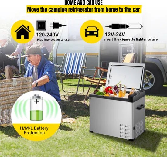 Camping KoelkastKoelbox Auto Koelkast Koelkast Boot Draagbare Vriezer ...