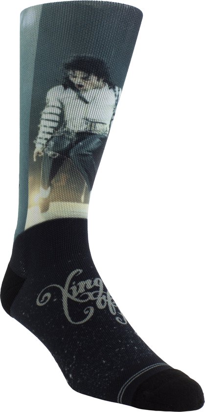 Michael Jackson - Michael Jackson Silver Glitter King Of Pop Socks (one ...
