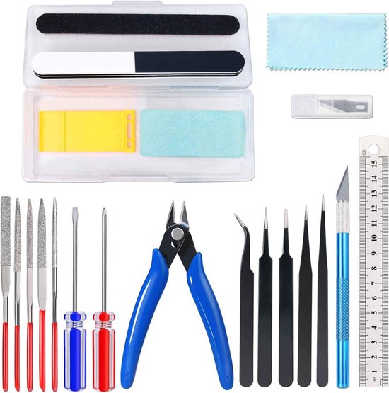 Modelbouw Gereedschap Set - Tools - Hobby - 25 Delig - Inclusief ...