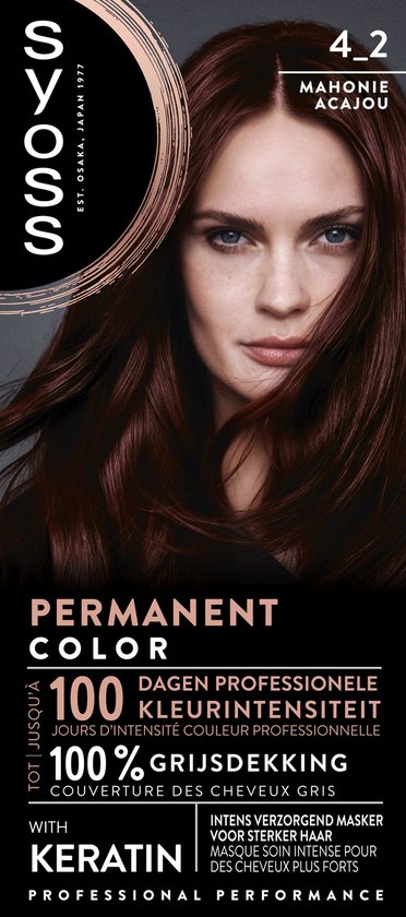 Syoss Baseline 4-2 Mahonie Haarverf 3 stuks | bol