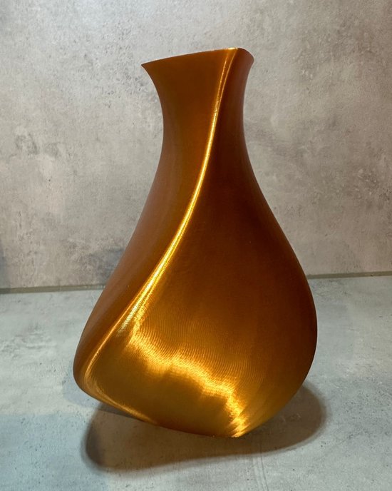 Studio Vaseo - Flowa - Koper - Luxueuze vaas - Gemaakt in Nederland ...