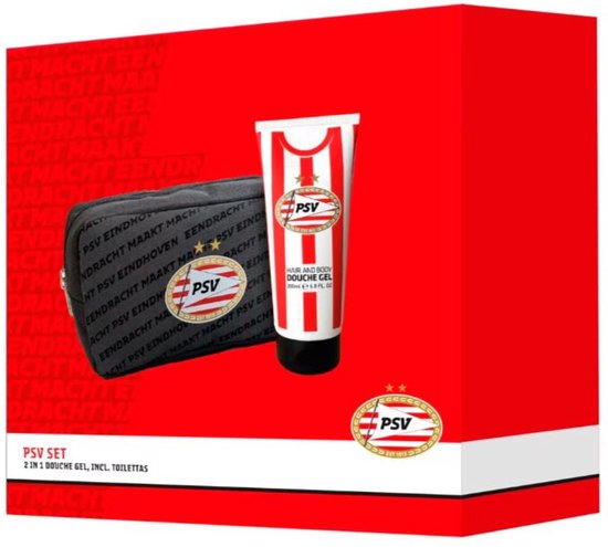 PSV Cadeau Geschenkset - Douchegel & toilettas - Voor kinderen of ...