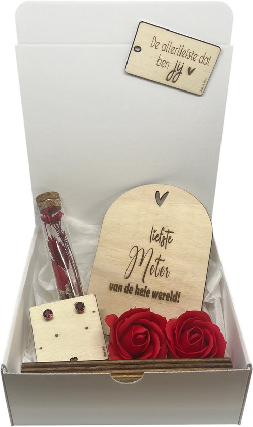 Geschenkbox liefste METER | rood | SWAROVSKI | liefste meter | meter ...