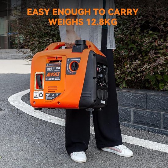 Aggegraat Benzine Inverter Generator 1400W - Stille, Lichte en ...