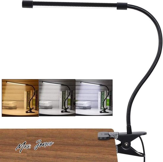 Mrs. Jones Premium Collection Dimbare LED Leeslamp - Klem ...