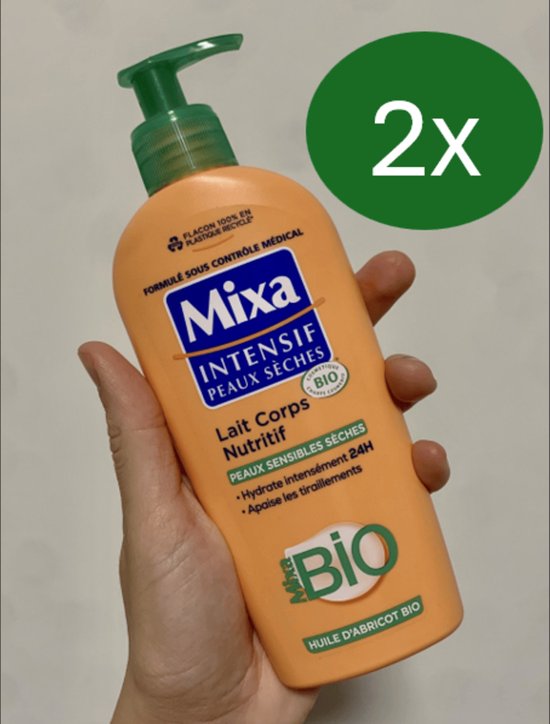 MIXA BIO - BODYLOTION - HYDRATEREND - BIOLOGISCHE FORMULE - VERZACHT EN ...