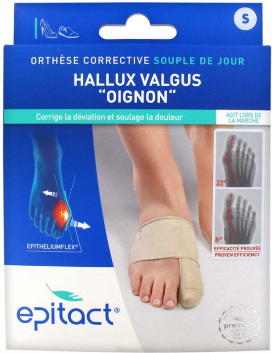 Epitact Corrigerende Orthese met Epithelium Flex maat S - bunion ...