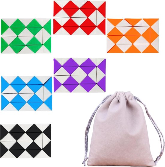 12 Stuks Magische Slang - 24 Cube-segmenten - Creatief Educatief ...