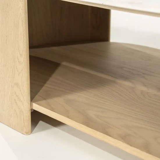 Eleonora salontafel Don 110x60x40 cm eiken | bol