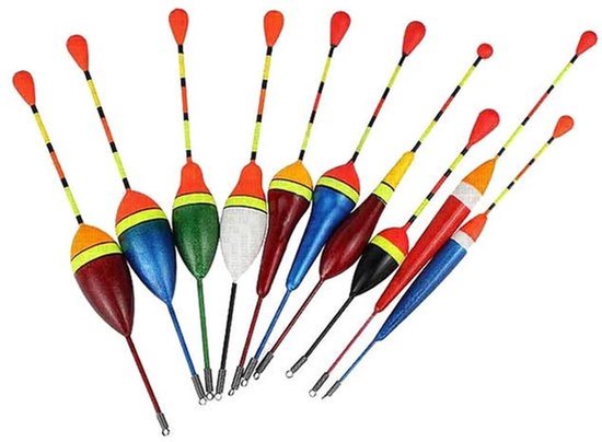 KARZO - 10 stuks Vissersdobbers Dobbers Vissen Dobbers Hengel Set ...