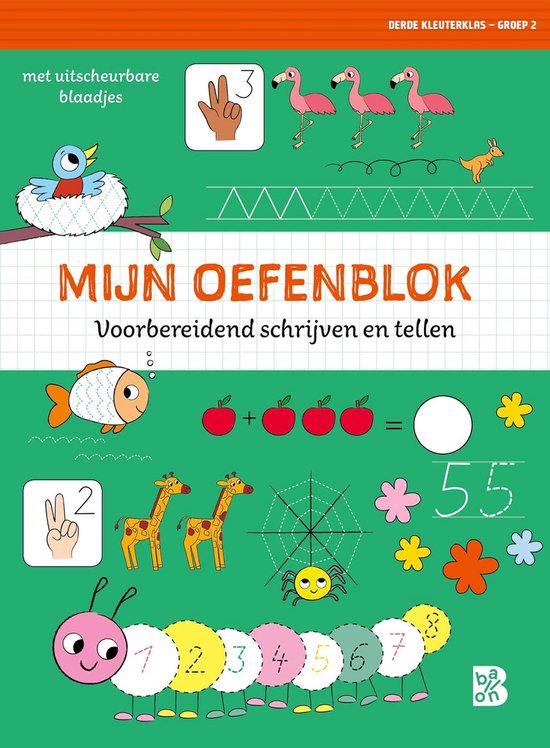 Oefenboek Schrijven en Tellen voor Peuters: Voorbereiding op School | bol