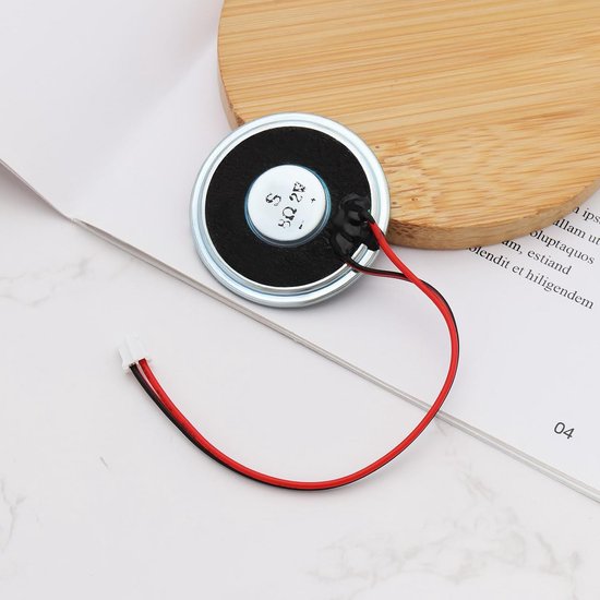 2 stuks Magnetische Ronde Luidsprekers 40mm - 2W 8 Ohm - Micro Audio ...