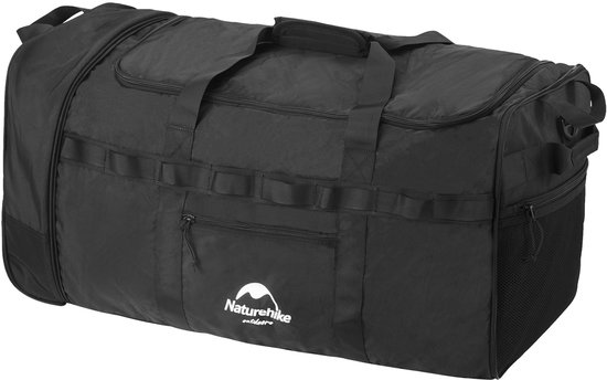 Naturehike XS03 Opvouwbare Trolleytas – 88L – Met Wielen – Zwart | bol