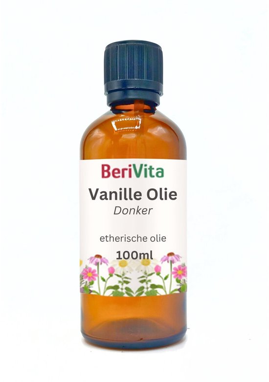 Vanille Olie Puur 100ml Druppelfles - Pure, Donkere Etherische Olie van ...