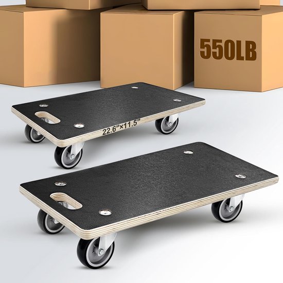 Houten Platform Dolly - Meubelroller Verhuizer - Zwaar Transport - 500 ...