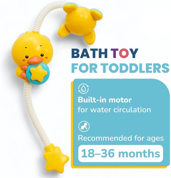 Gele Elektrische Eend Douche Bad Speelgoed - Baby Zuignap Circulatie ...