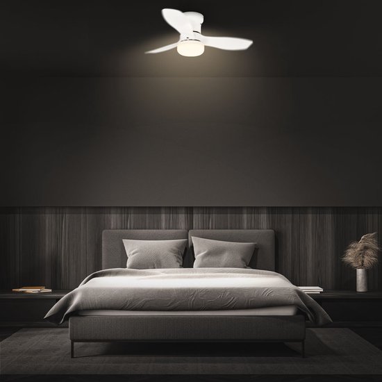 BRILONER Lufito - Plafondventilator met verlichting - LED plafondlamp ...