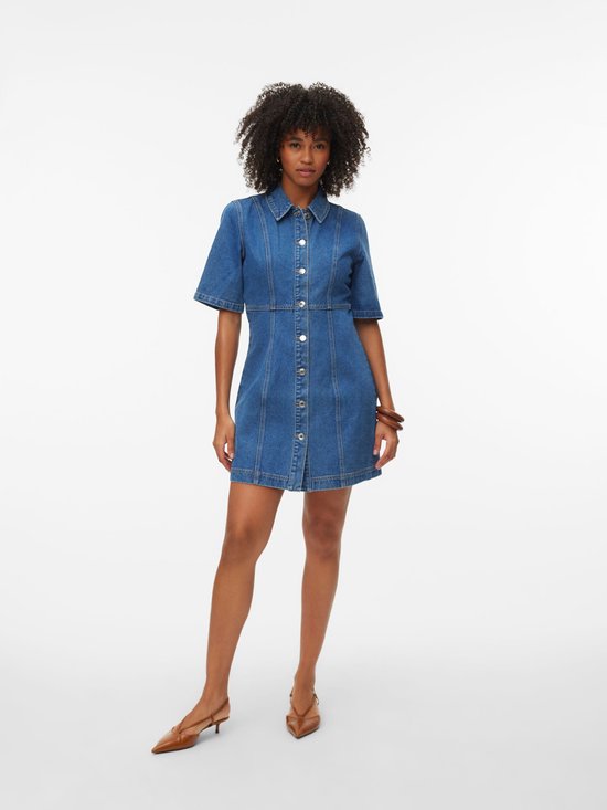 Vero Moda Denim jurk VMDAISY Korte jurk | bol