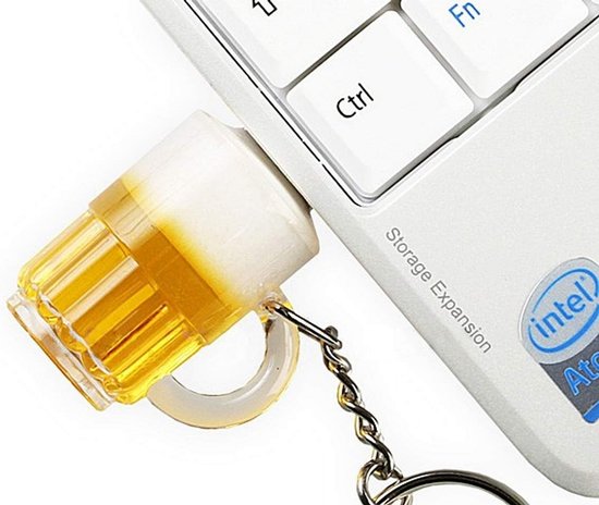 USB Stick 64GB in Bierglas Ontwerp - Geheugenstick voor Dataopslag | bol