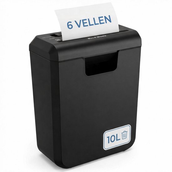 Papierversnipperaar – 10L – 6 A4 vellen – Creditcard Vernietiger ...