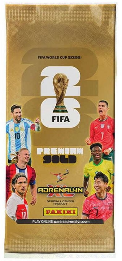 FIFA World Cup 2026™ Adrenalyn XL™ - Premium Gold Trading Cards Panini ...