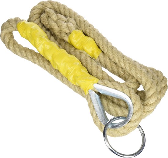 Klimtouw 4 meter Binnenshuis Klimtraining Glad en Stevig | bol