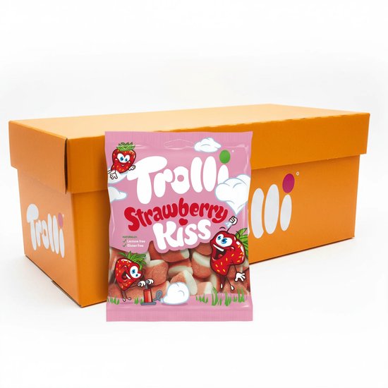 Trolli Kiss Zakje (18x200 g) | bol
