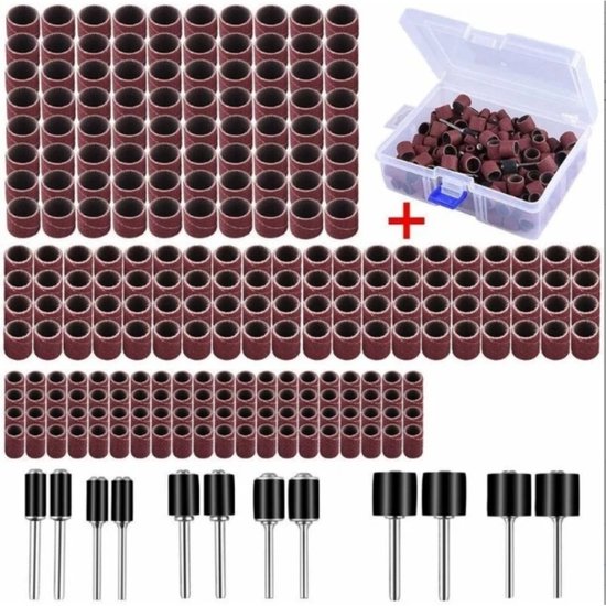 EXCITAT Schuurstrips - Schuurset - Bevat 240 schuurstrips en 12 ...