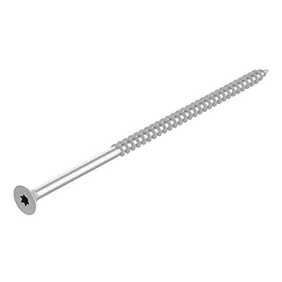 Houtschroef 6 x 140 mm - Verzinkt Staal, Gedeeltelijke Schroefdraad, 50 ...