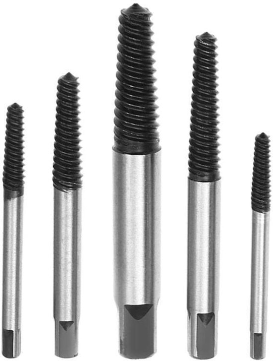 Screw Drill Extractor,5pcs Broken Screw Extractor Bit Damaged Bolt Easy ...