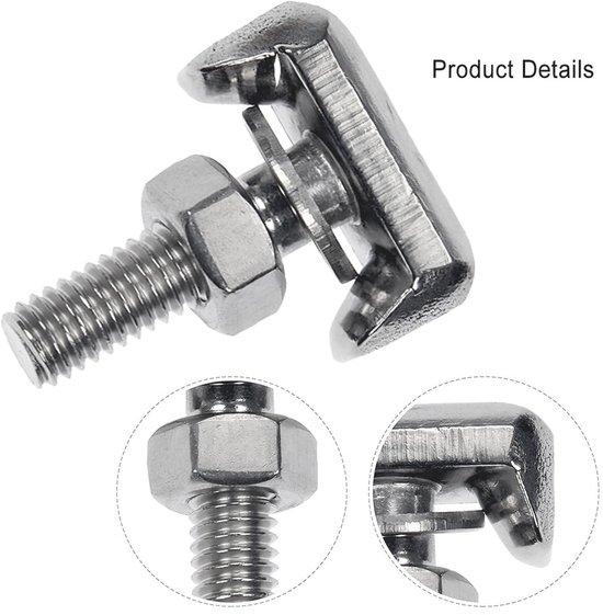 Lot de 4 vis de rechange pour batterie de scooter - Acier inoxydable ...