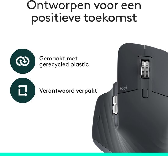 Logitech MX Master 3SE - Draadloze Muis - Graphite - Windows, Linux ...