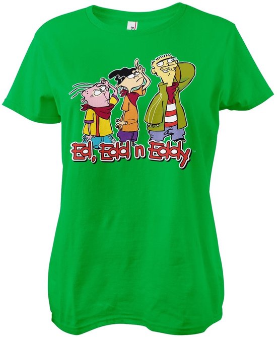 Cartoon Network Damen Ed, Edd n Eddy Girly Tee WB-5-EEE001-DTF920 Green ...