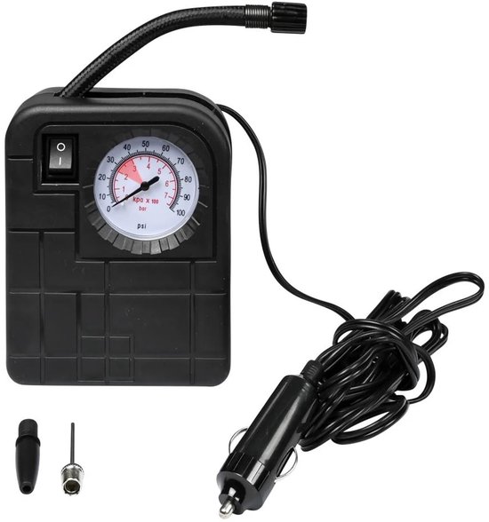Benson Compacte Compressor - 12V - 100 PSI - Voor banden en ...