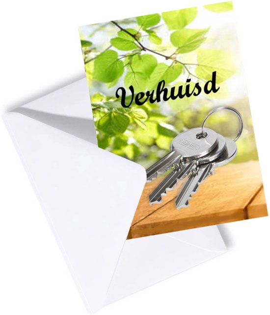 Verhuiskaart kopen? Alle Verhuiskaarten online | bol | verhuisbericht, huiswarming ...