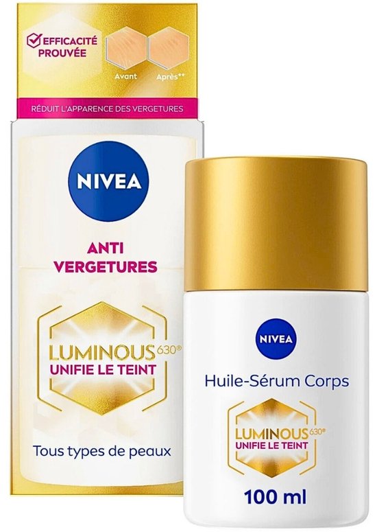 NIVEA - Bodyolieserum - Luminous630 Tegen Striae - Tegen striemen ...