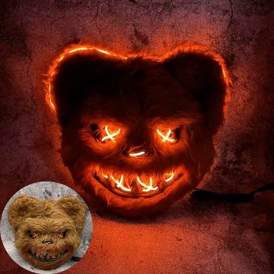 Halloween masker beer - led - verkleed masker - carnaval - feest masker ...