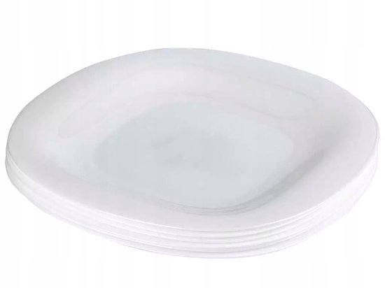 Luminarc Carine 18-delig Wit Vierkant Servies voor 6 Personen | bol